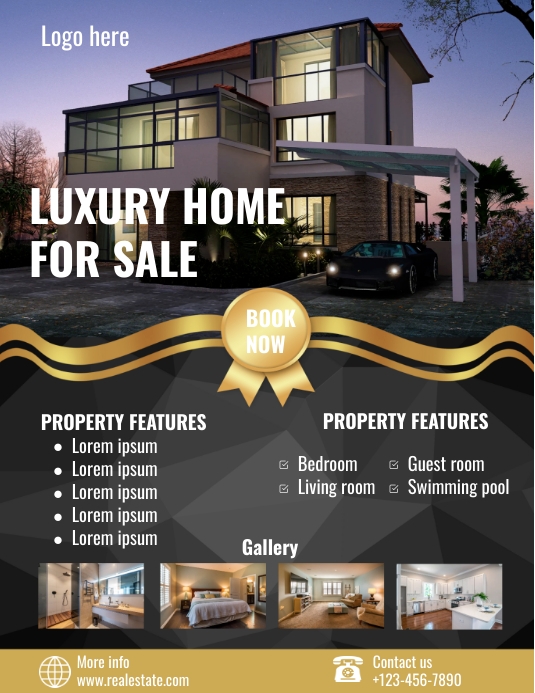 Real estate flyers, business flyers Template | PosterMyWall