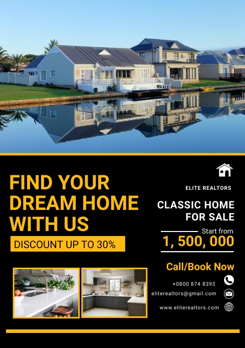 Real estate flyers Template | PosterMyWall