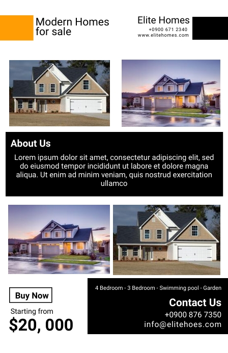 Real estate flyers Template | PosterMyWall