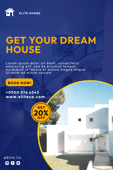 Real estate flyers Template | PosterMyWall