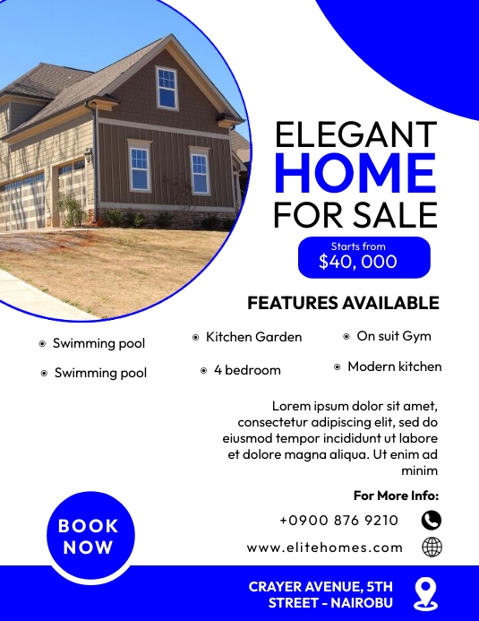 Real estate flyers Template | PosterMyWall