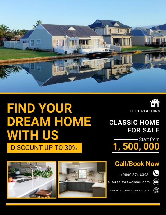 Real estate flyers Template | PosterMyWall