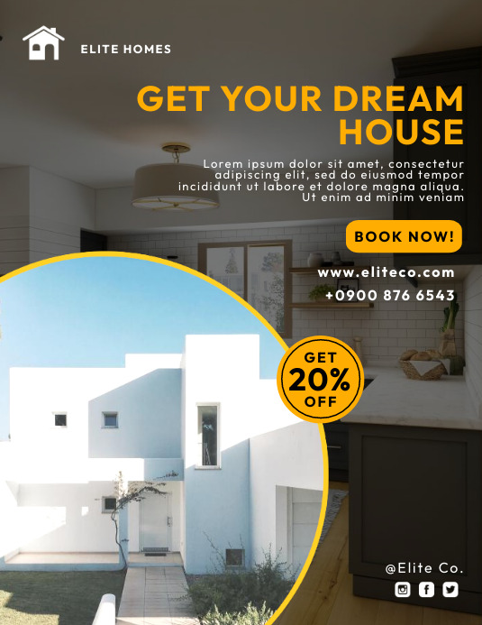 Real estate flyers Template | PosterMyWall