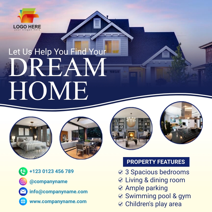 Real estate flyers Template | PosterMyWall