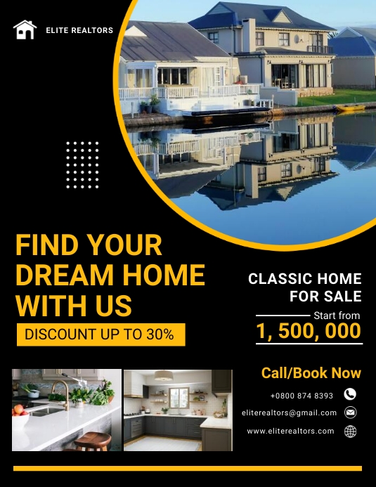 Real estate flyers Template | PosterMyWall