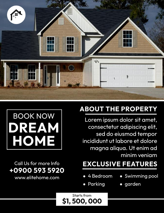 Real estate flyers Template | PosterMyWall