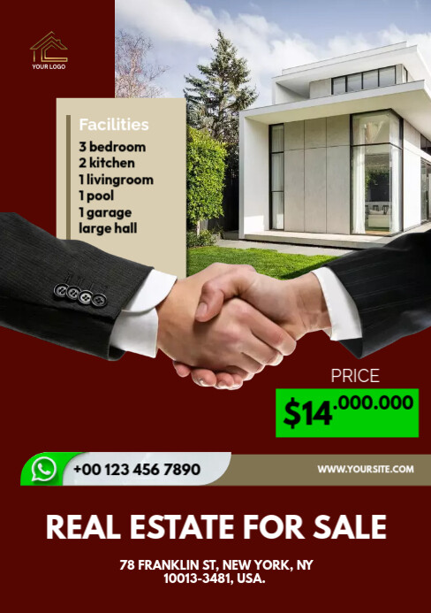 Real estate for sale a5 Template | PosterMyWall