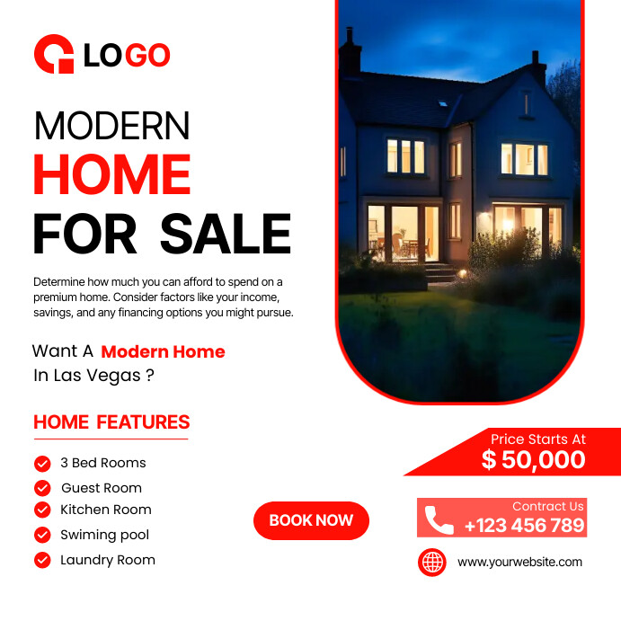 Real Estate Home agency Ads Template | PosterMyWall