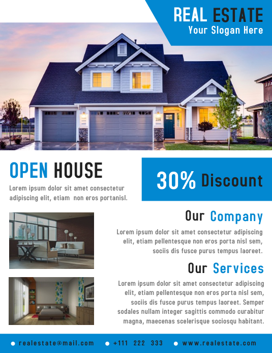 Real estate home flyer template creative design | PosterMyWall
