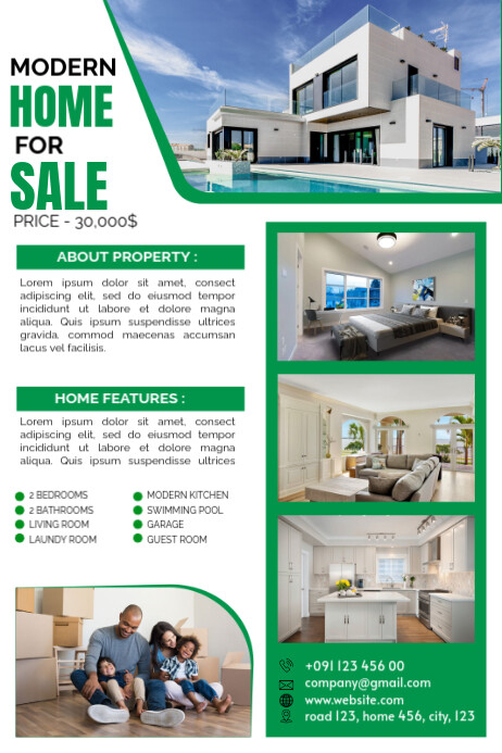 Copy of Real Estate Home For Sale Poster Template Design | PosterMyWall