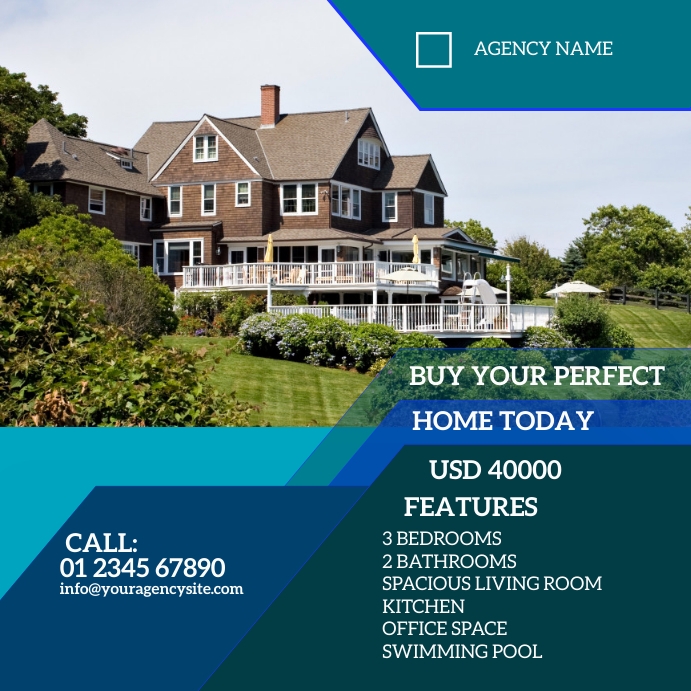 real estate house for sale flyer Template | PosterMyWall