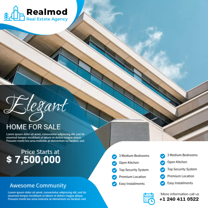 Real Estate House Property Template | PosterMyWall