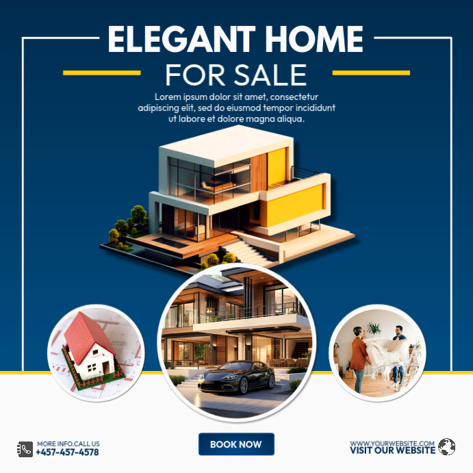 real-estate-house-property-template | PosterMyWall