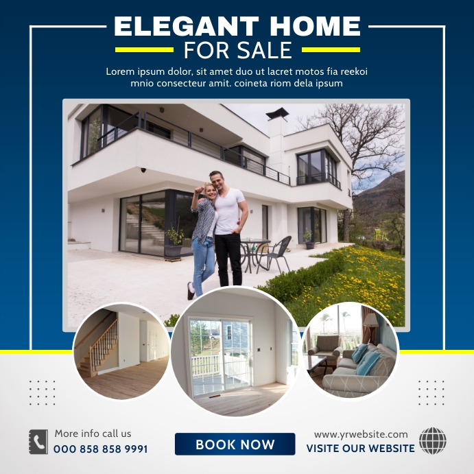 Real Estate House Sale Poster Template | PosterMyWall