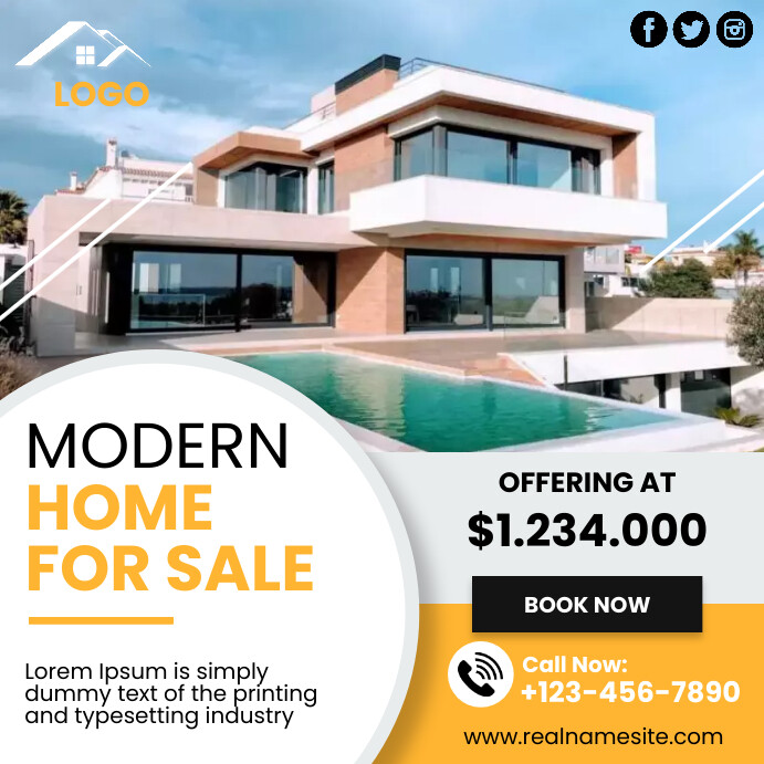 Real Estate Instagram Post Template | PosterMyWall