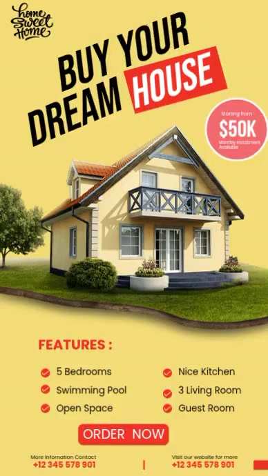 Real Estate Instaram Story Template | PosterMyWall