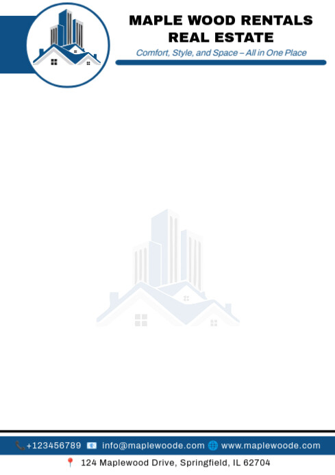 Real Estate Letter Head Template | PosterMyWall