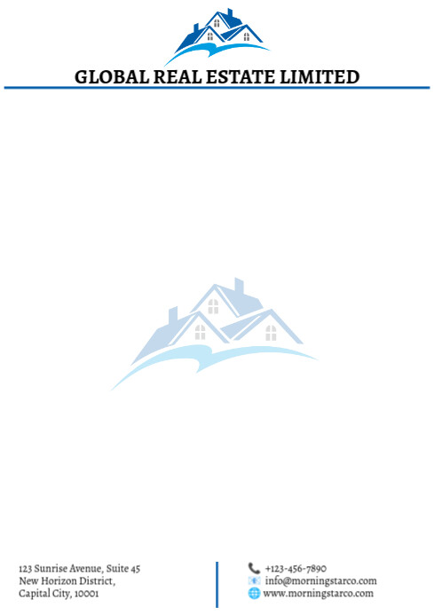 Plantilla de Real Estate Letter Head Template | PosterMyWall
