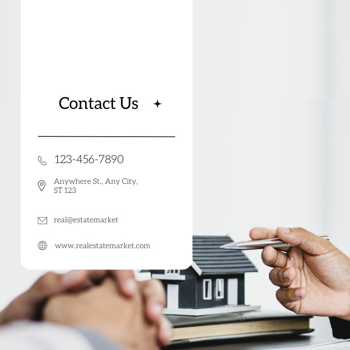 Real Estate Market Business Template | PosterMyWall