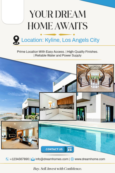 Real Estate Marketing Poster Template | PosterMyWall