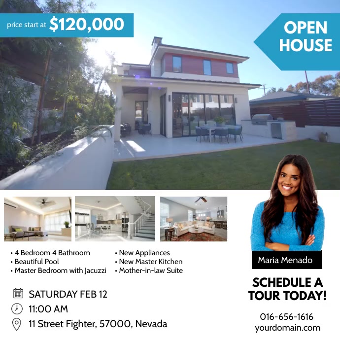 real estate open house event Template | PosterMyWall
