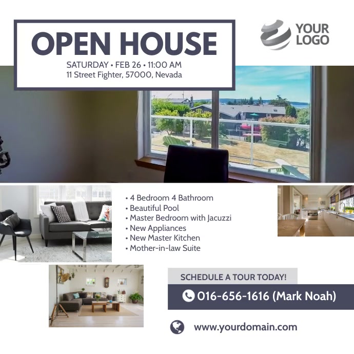 Copy of Real Estate Open House Instagram Ad Template | PosterMyWall