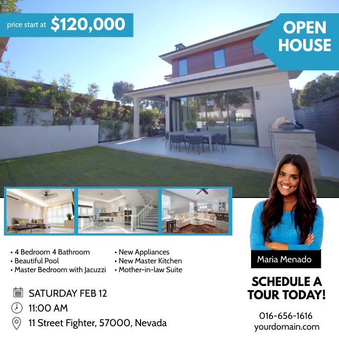 Copy of Real estate open house Instagram | PosterMyWall