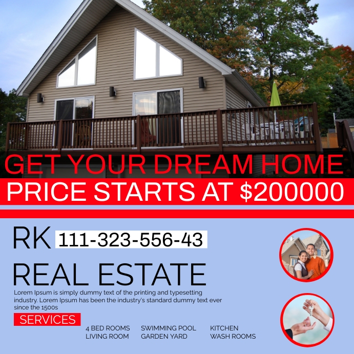 Real estate post Template | PosterMyWall