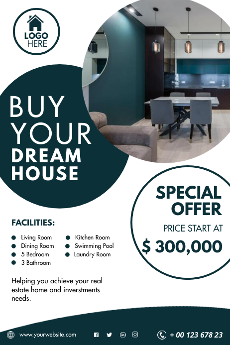 Real Estate Poster Template | PosterMyWall