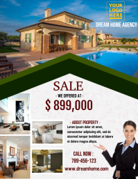 Real Estate Agent Business flyer and Poster Template | PosterMyWall