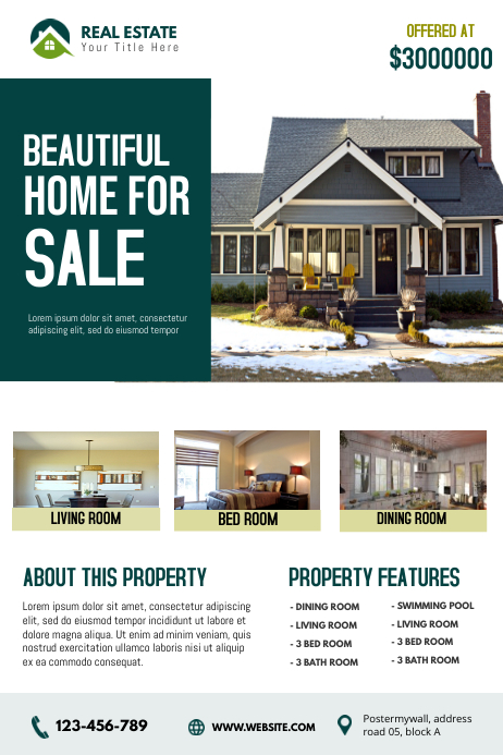 Real Estate Poster Template | PosterMyWall