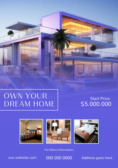 Real estate poster design Template | PosterMyWall