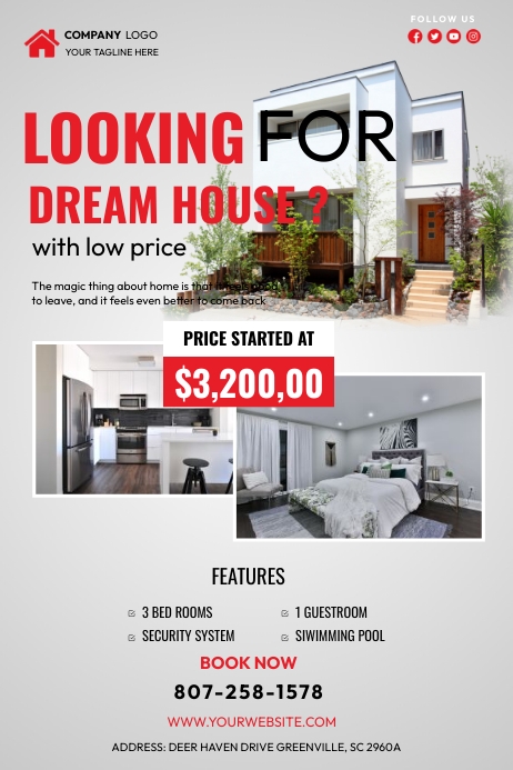 REAL ESTATE POSTER Template | PosterMyWall