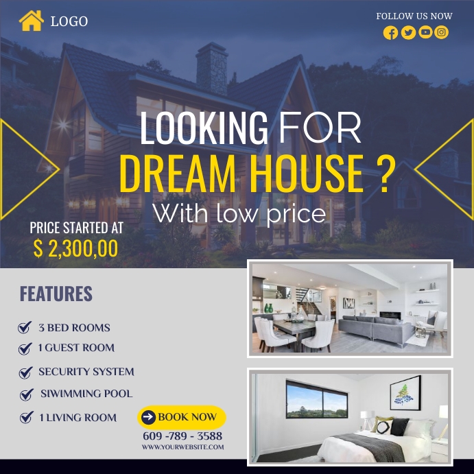 Real Estate Poster Template | PosterMyWall