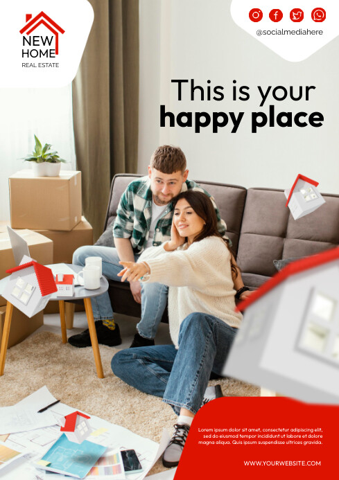 REAL ESTATE POSTER Template | PosterMyWall