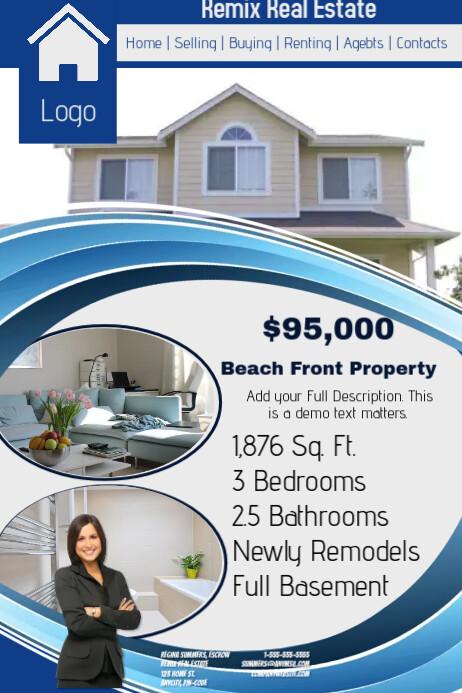 Real Estate Template | PosterMyWall