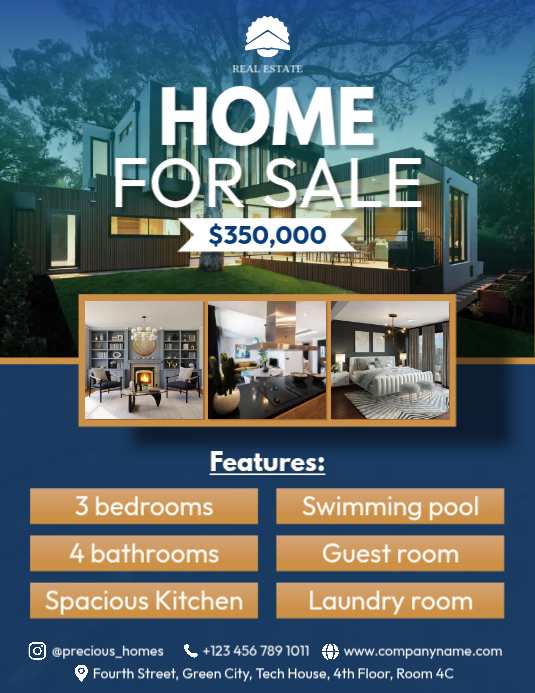 Real Estate poster template | PosterMyWall