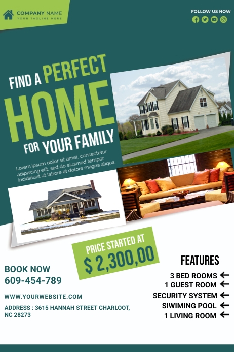 REAL ESTATE POSTER TEMPLATE | PosterMyWall