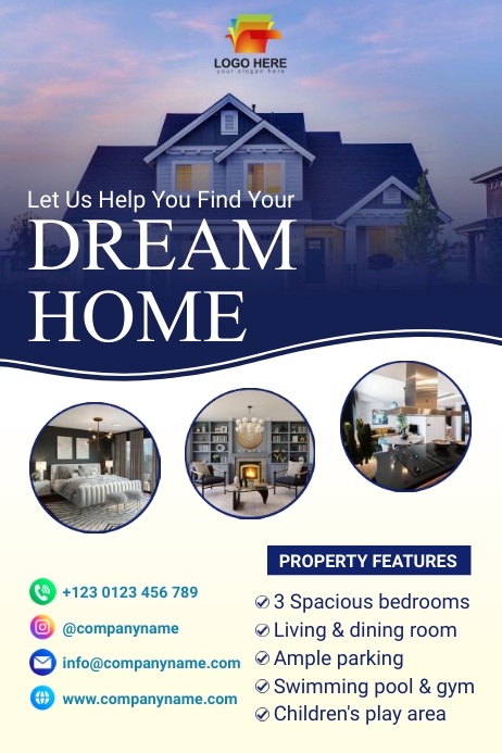 real estate posters Template | PosterMyWall