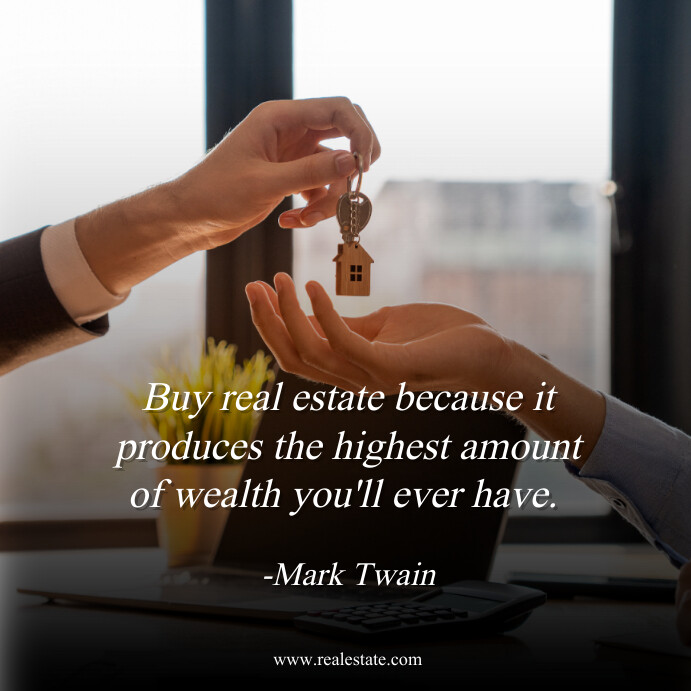 Copy of Real Estate Quote | PosterMyWall