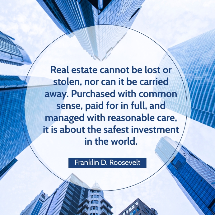 Copy of Real Estate Quotes | PosterMyWall