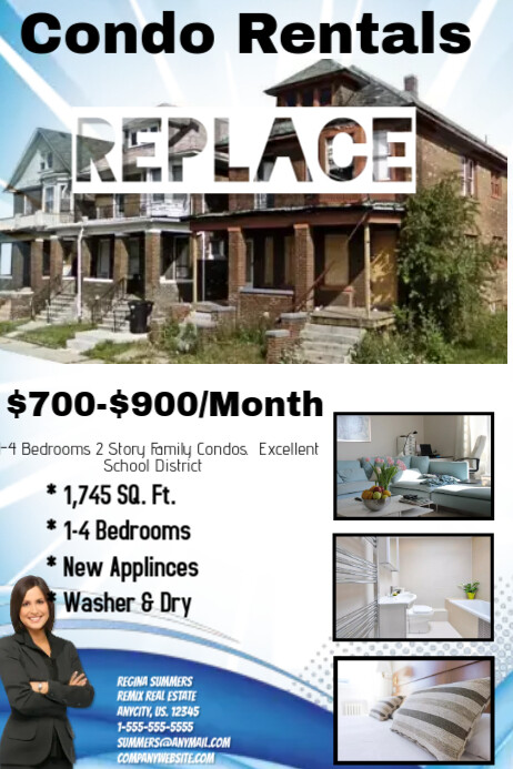 Copy of Real Estate Rental Template | PosterMyWall