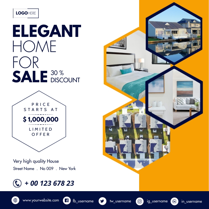 Real Estate Sales Template | PosterMyWall