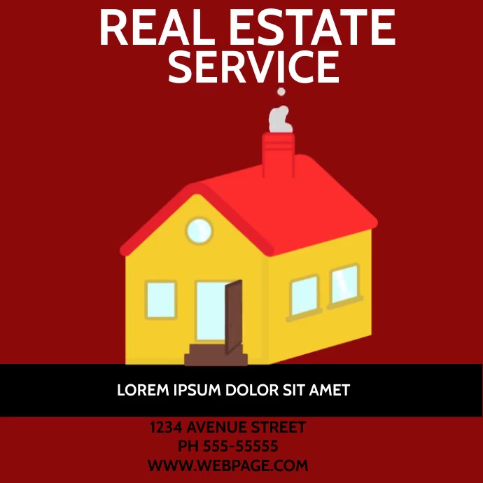 Real Estate Service Realtor Business Card Template | PosterMyWall