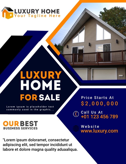 Real Estate Services Flyer Template | PosterMyWall