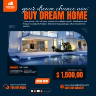 Real Estate Square Ads Template | PosterMyWall