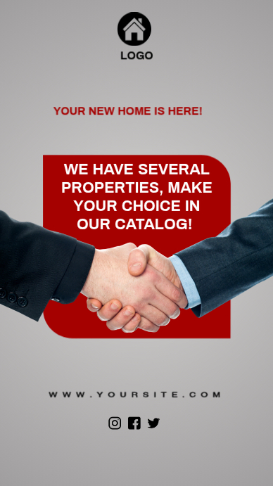 real estate story Template | PosterMyWall