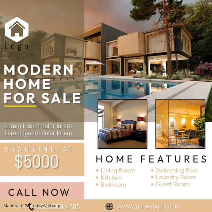 Plantilla de Real estate template | PosterMyWall