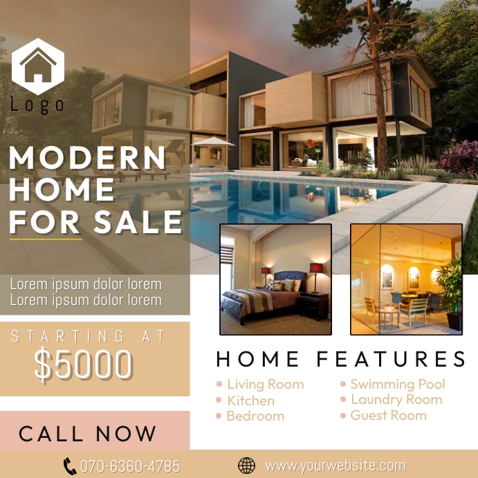 Plantilla de Real estate template | PosterMyWall