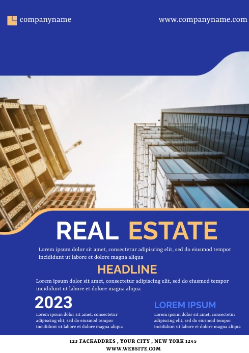 REAL ESTATE TEMPLATE | PosterMyWall